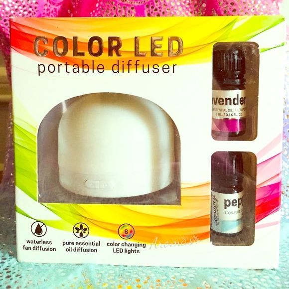Goldessence Aromas | Accents | Color Led Portable Diffuser | Poshmark